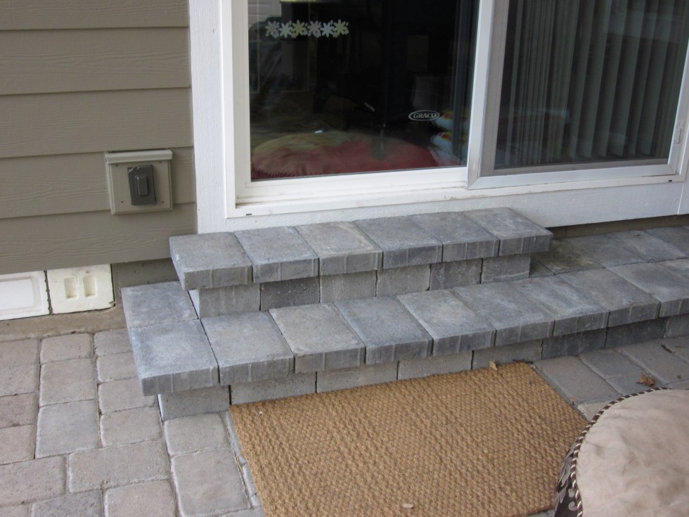 Building a Paver Patio Step – Elisa's Ramblings